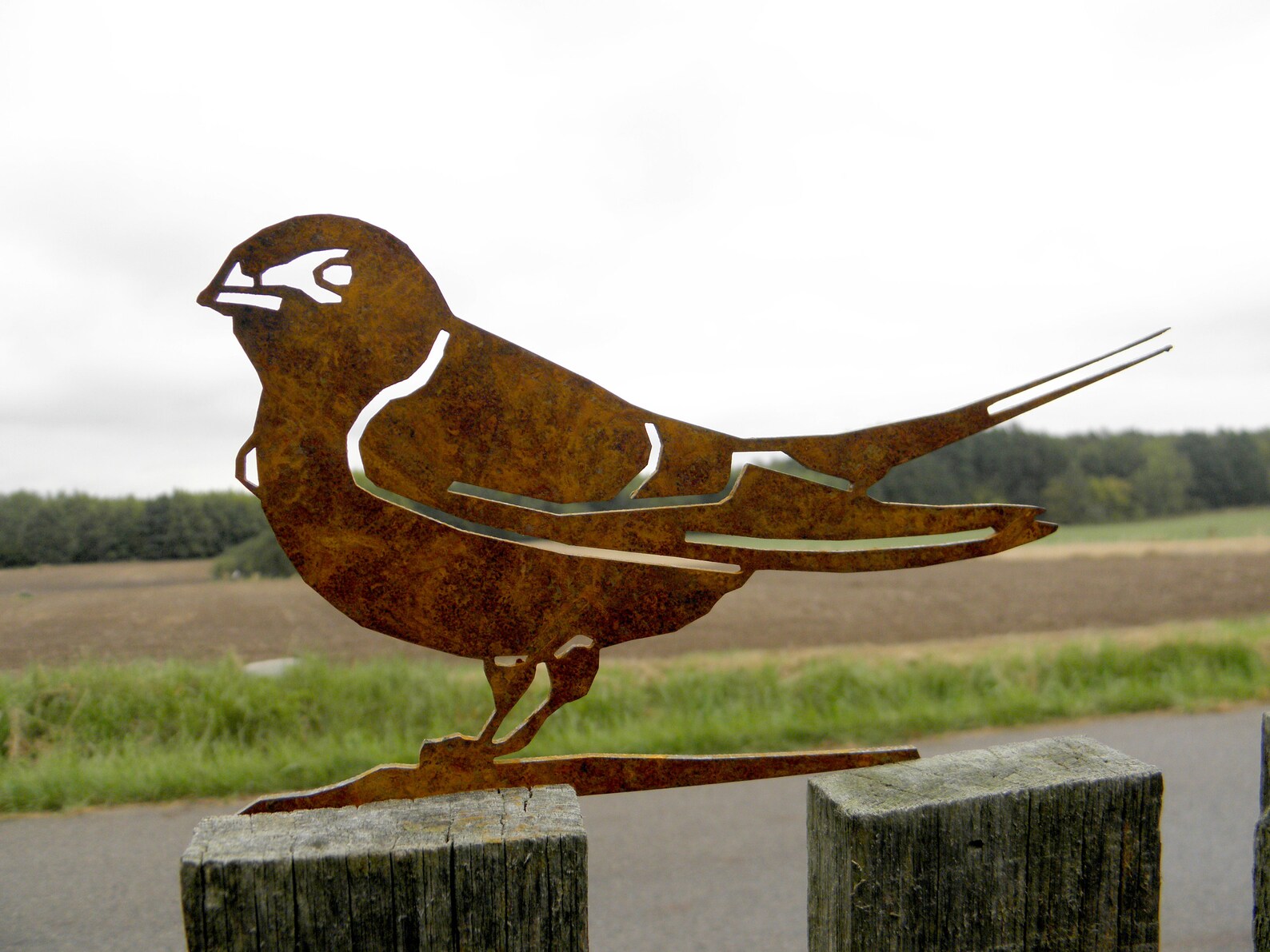 Metal Tiny Bird. Yard Metal Art. Corten Bird Silhouette. - Etsy