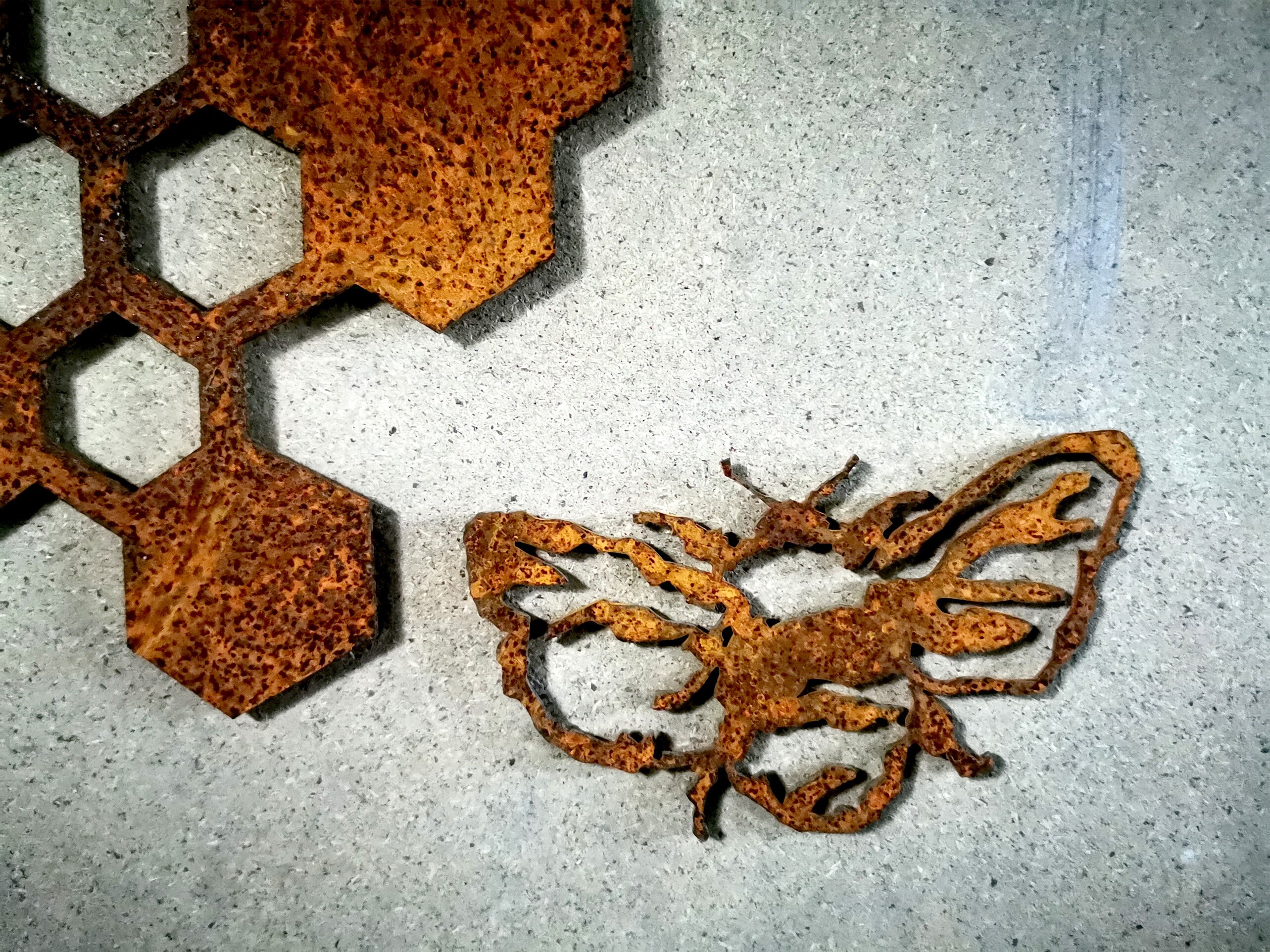 Bees Wall Art. Metal Wall Decor With Bees. Honeybees. Bees on - Etsy