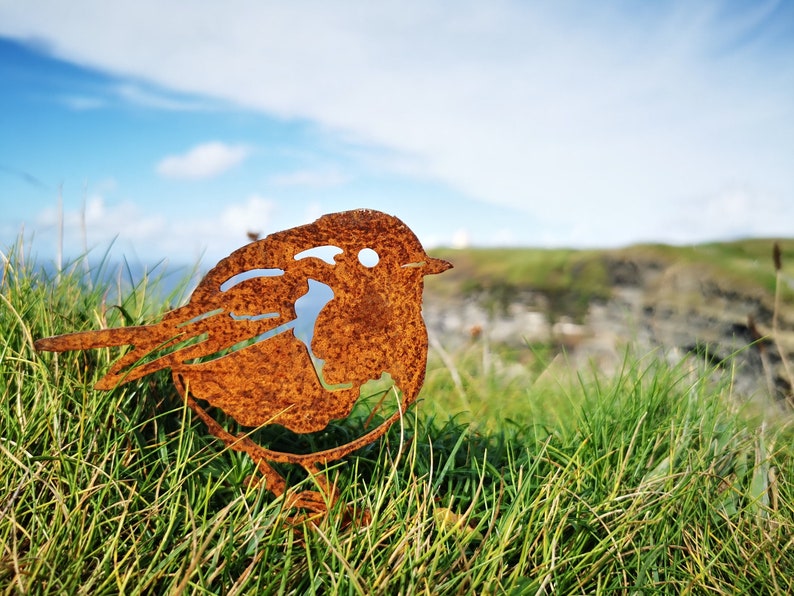 Rusty Garden Decor Metal Bird Rusty Garden Art Corten Bird | Etsy