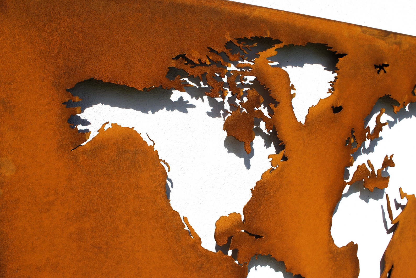 Large Magnetic Metal World Map. Custom Size World Map. Wall | Etsy