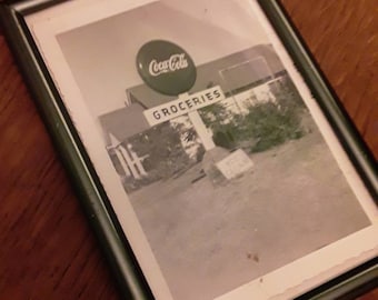 Coca-cola Bottle Shadow Cast on Old Rusty Antique Coke Cooler Black and ...