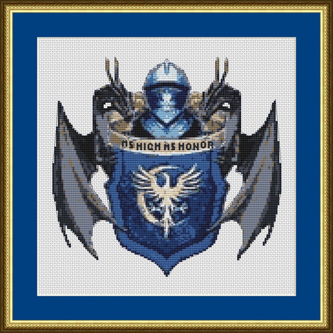 Buy 2 Get 1 Free House Arryn Coat of Arms Cross Stitch Pattern - Etsy