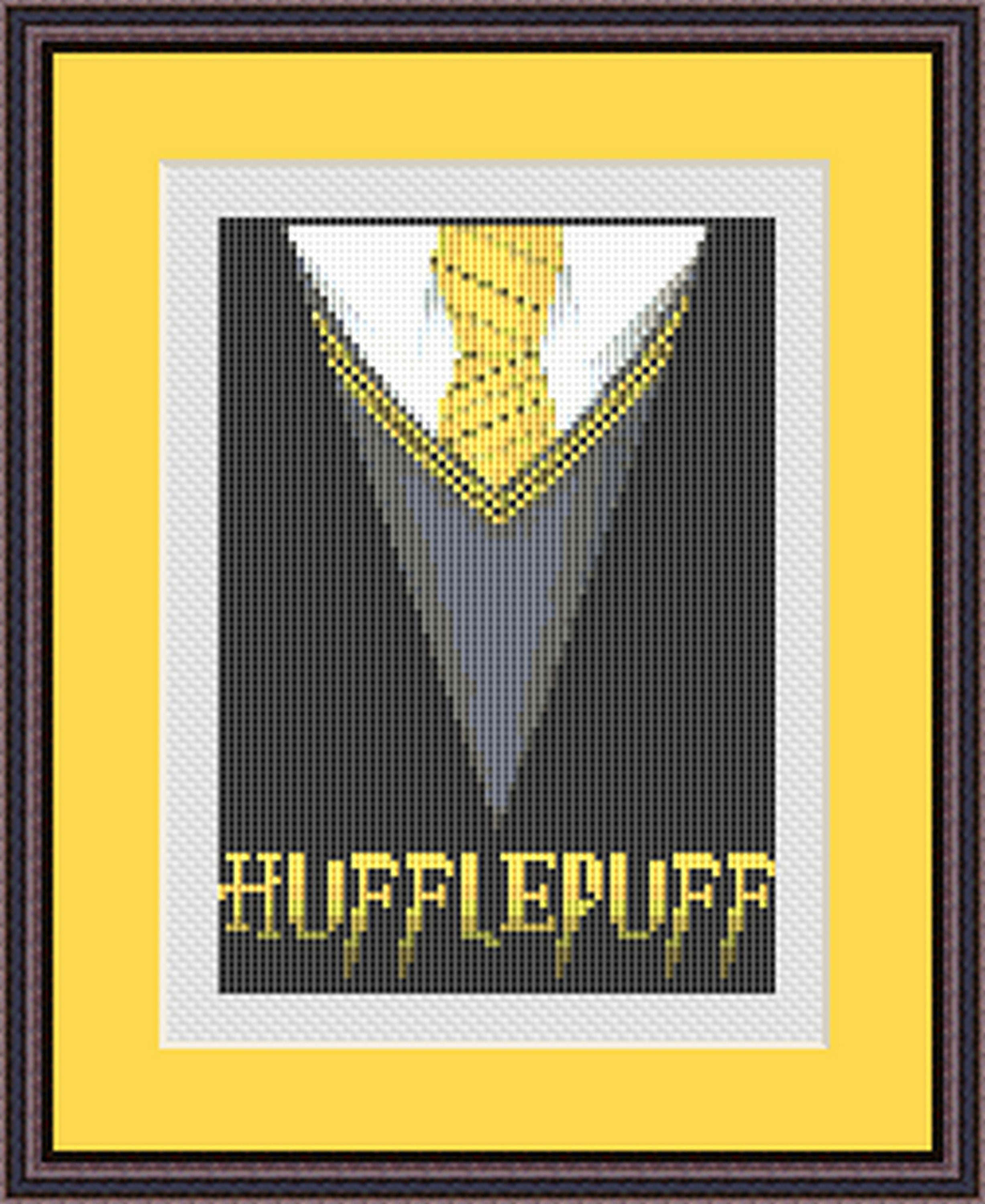 Buy 2 Get 1 Free Hufflepuff Uniform Personalised Cross Stitch Pattern ...