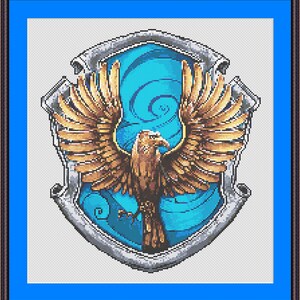 Buy 2 Get 1 Free Ravenclaw Crest Cross Stitch Pattern - Etsy