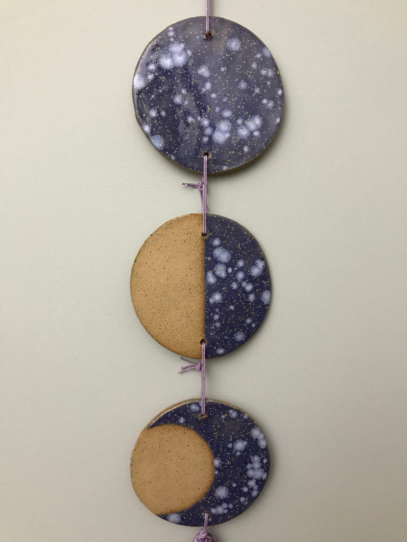 Lunar Phases Ceramic Wall Decor - Etsy