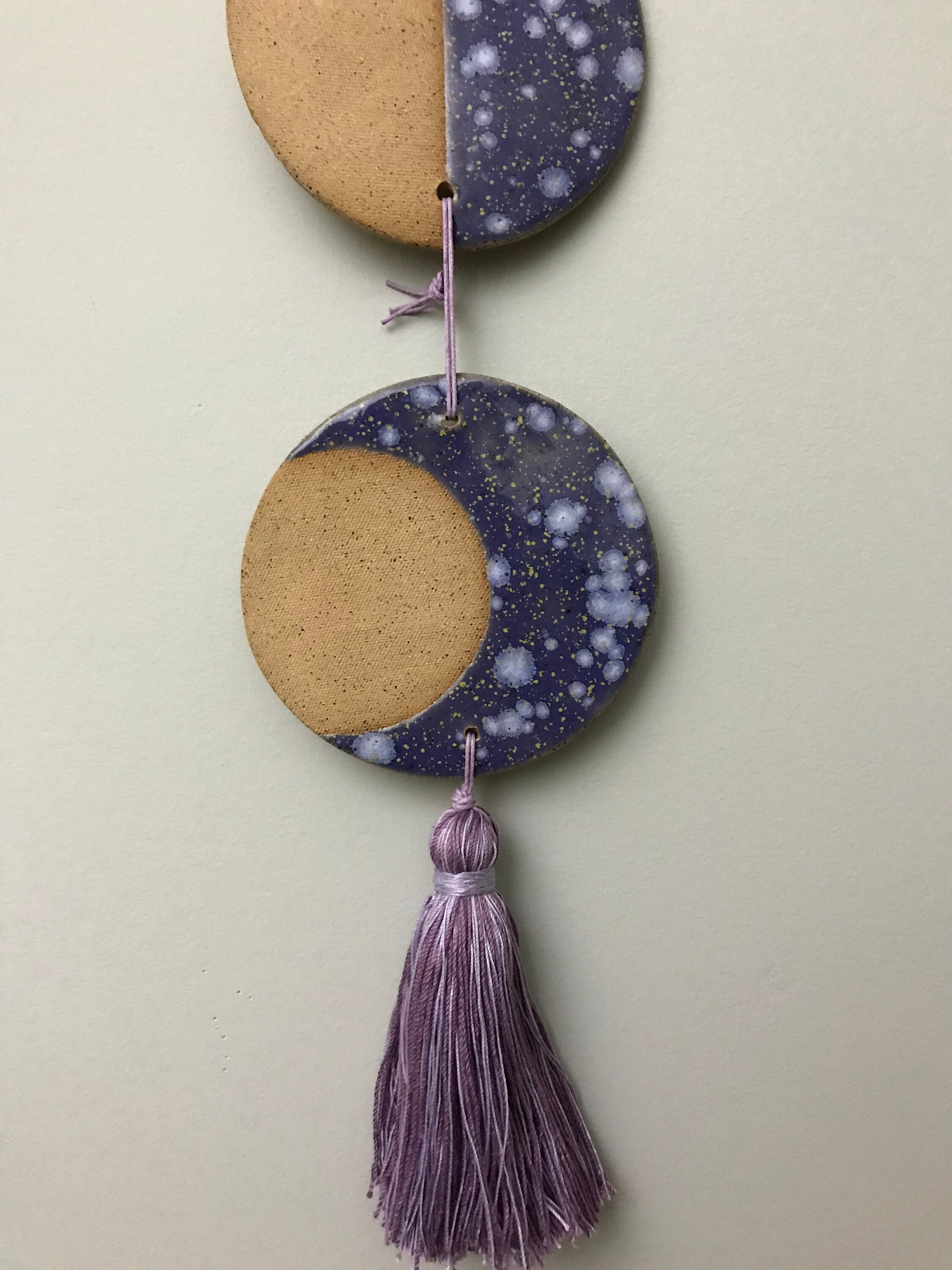 Lunar Phases Ceramic Wall Decor | Etsy