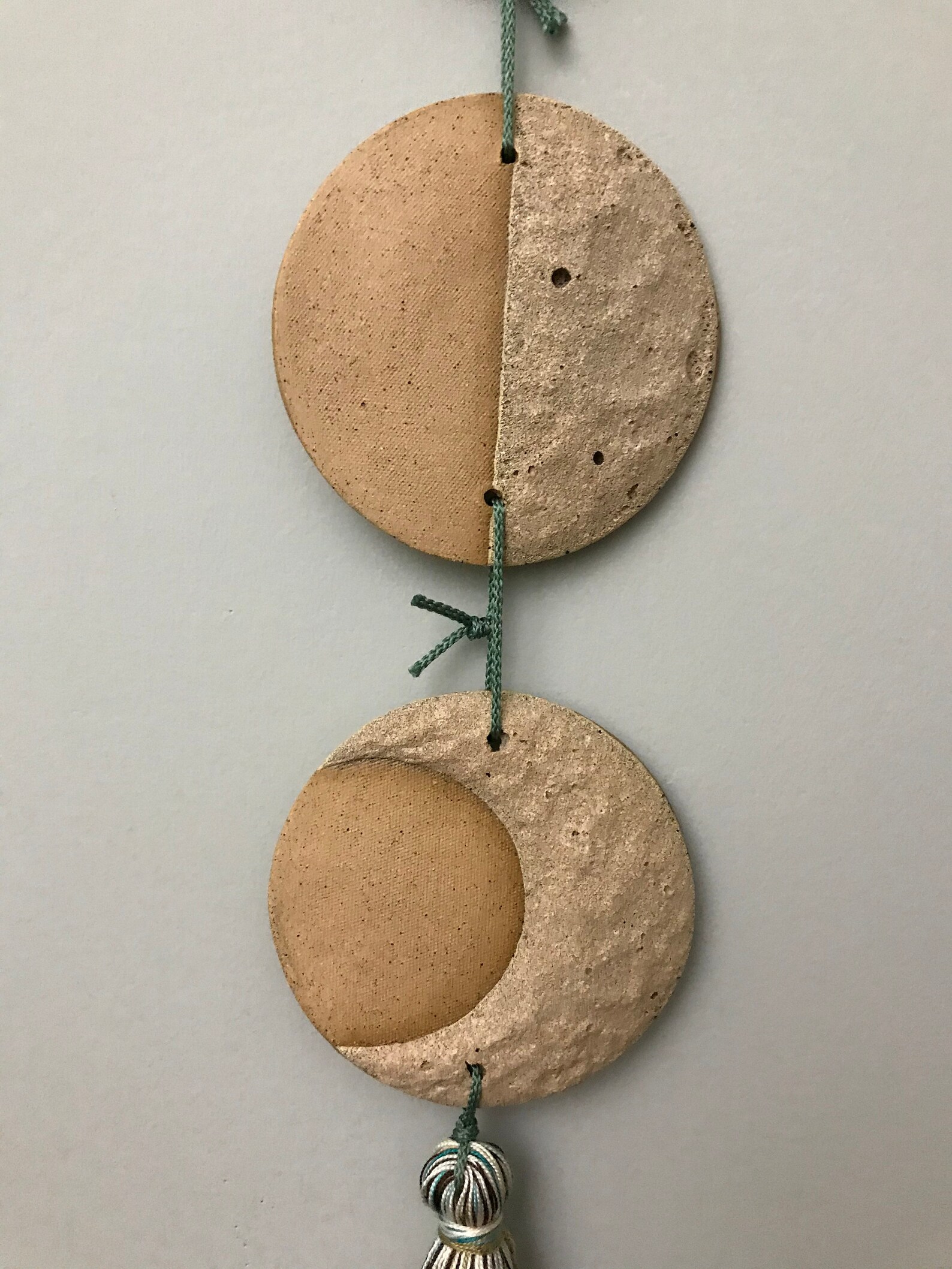 Lunar Phases Ceramic Wall Decor | Etsy