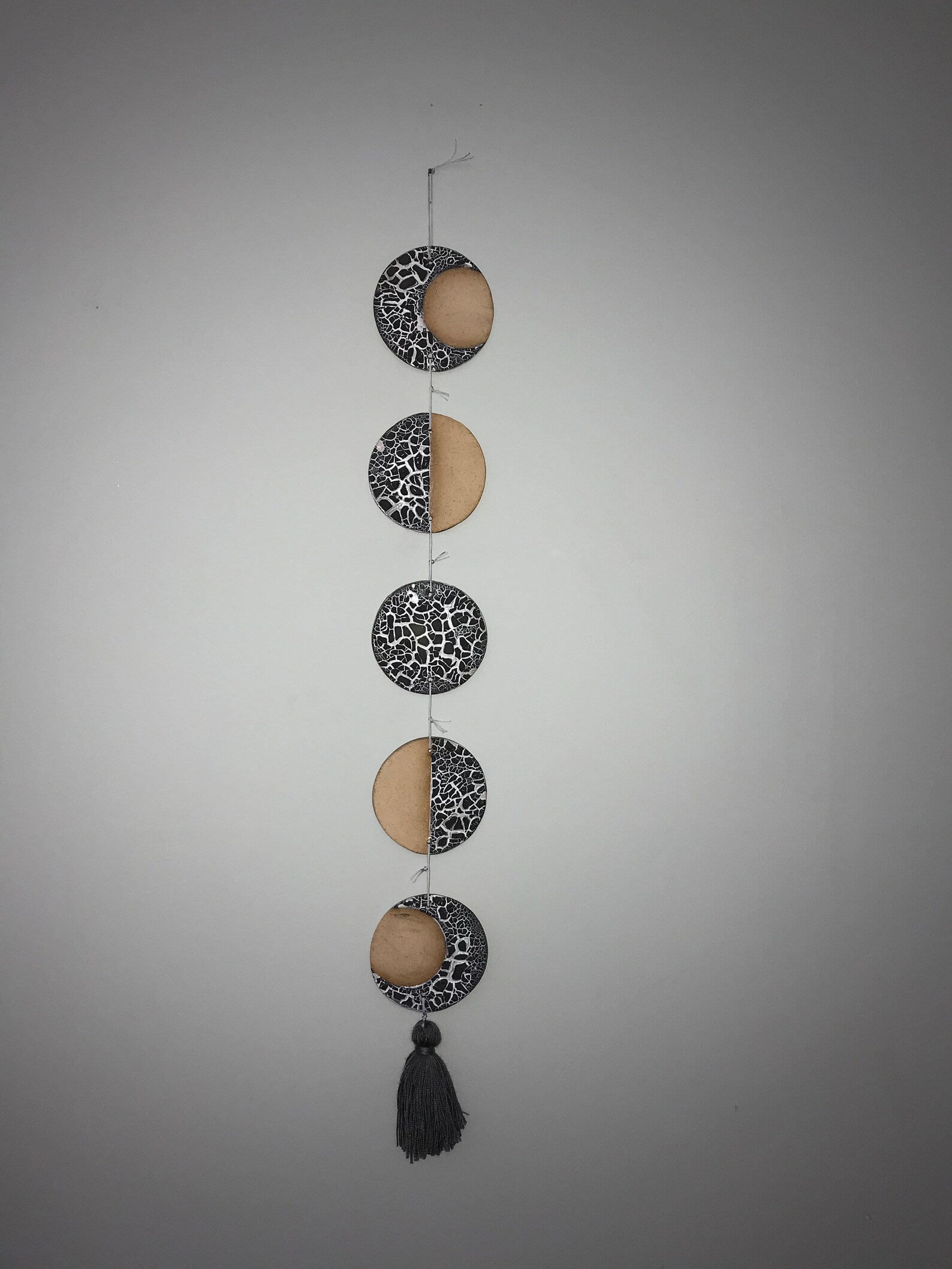 Lunar Phases Ceramic Wall Decor - Etsy