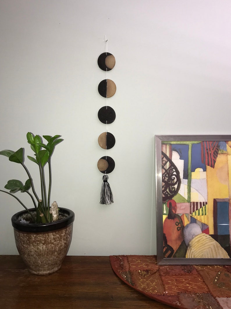 Lunar Phases Ceramic Wall Decor - Etsy