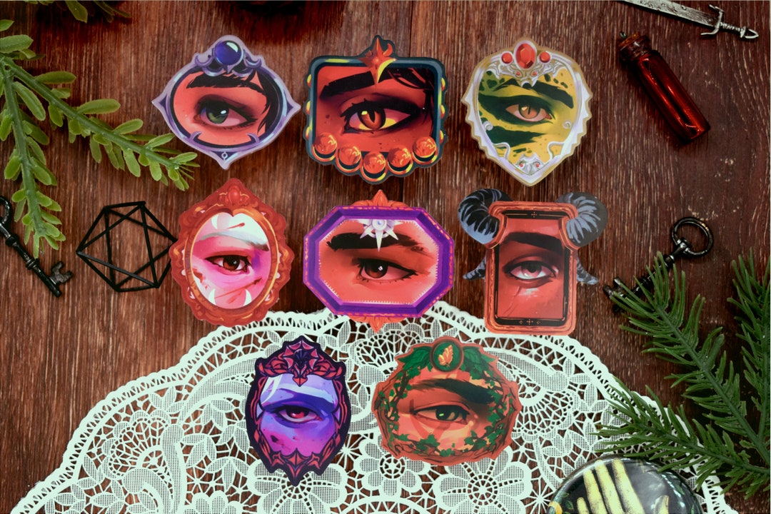 BG3 Origin Lover's Eye Acrylic Pins - Etsy