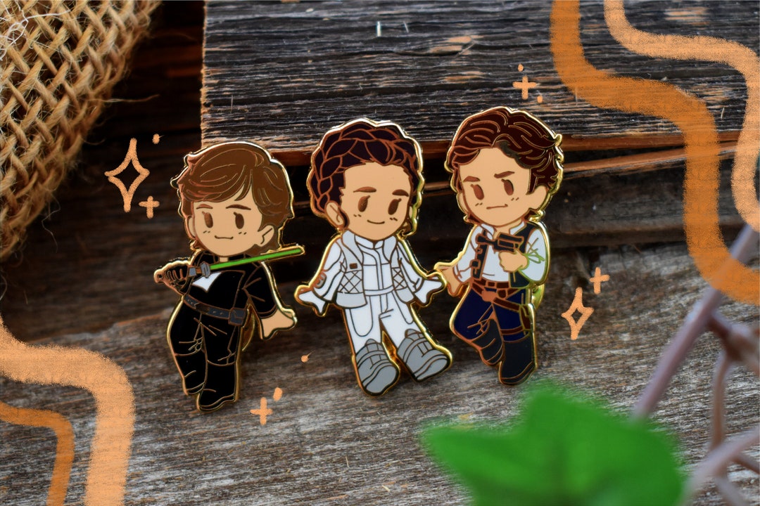 Original Trio Enamel Pins - Etsy