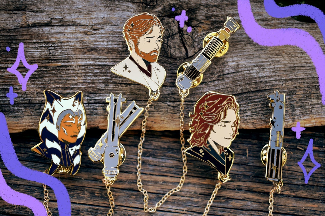 Disaster Trio Enamel Collar Pins - Etsy