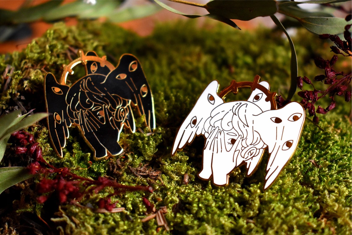 Seraphim Enamel Pin - Etsy