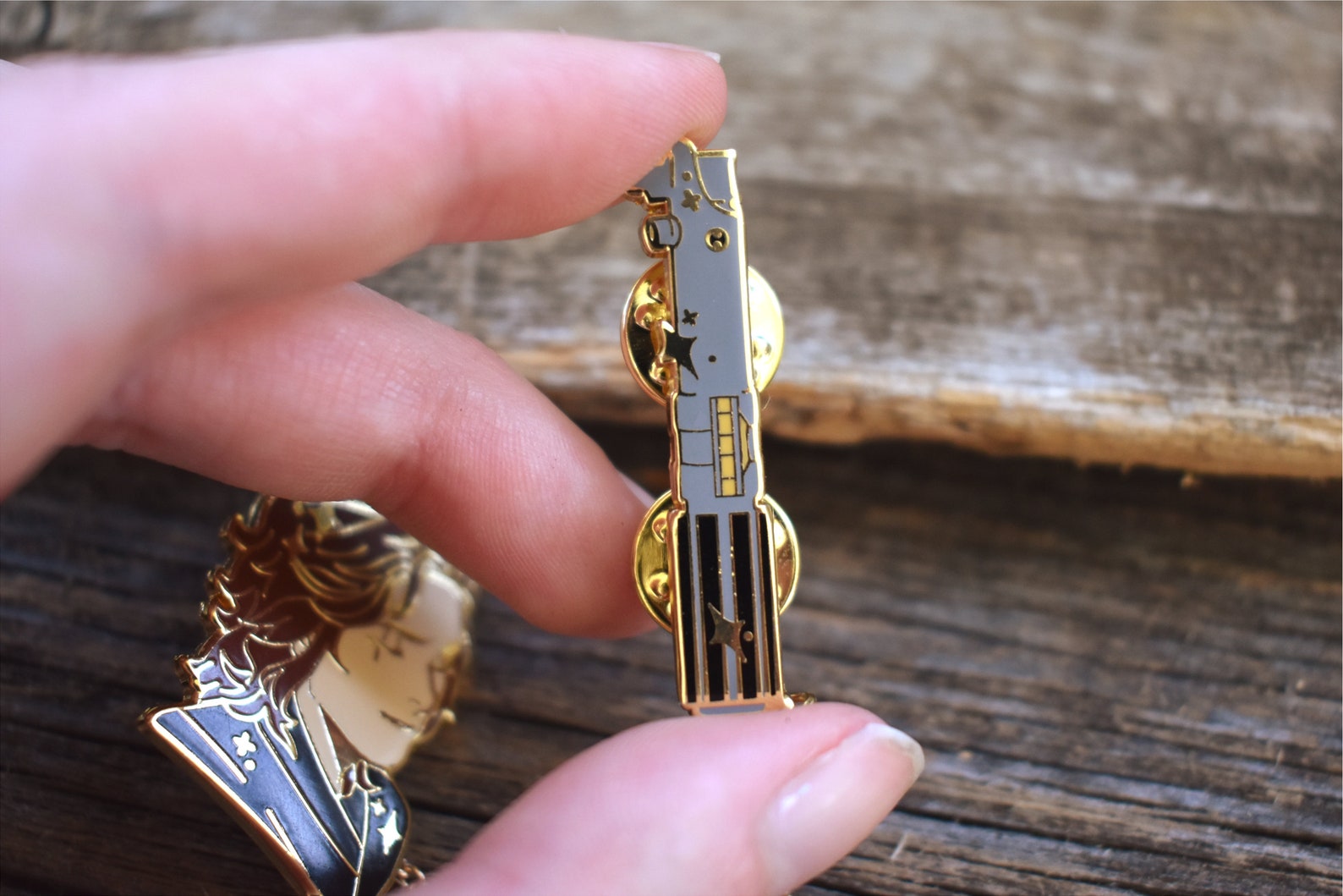 Disaster Trio Enamel Collar Pins - Etsy