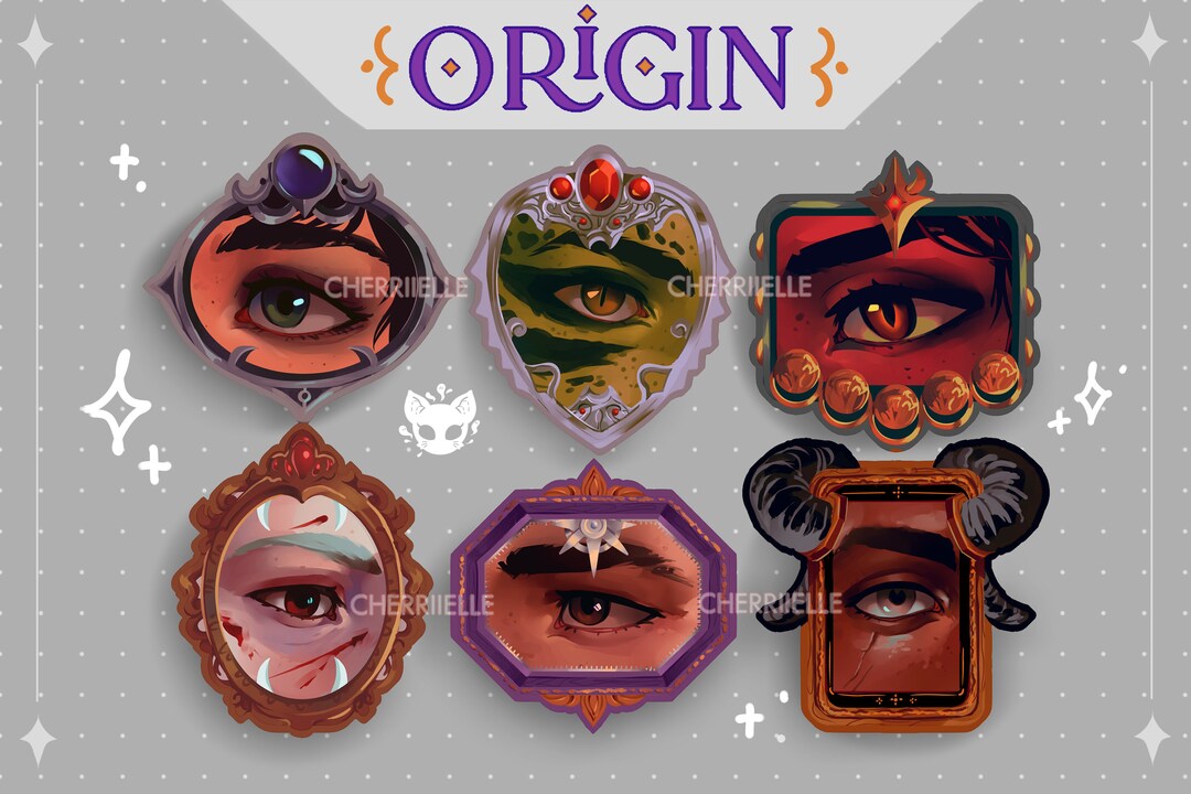 BG3 Origin Lover's Eye Acrylic Pins - Etsy