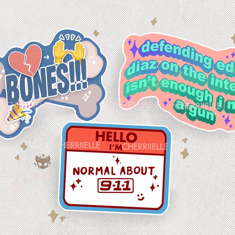 Cute 911 Stickers - Etsy