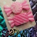 Strawberry Candy Barrettes Pack Pastel Goth Jewelry Yami Kawaii Lolita ...