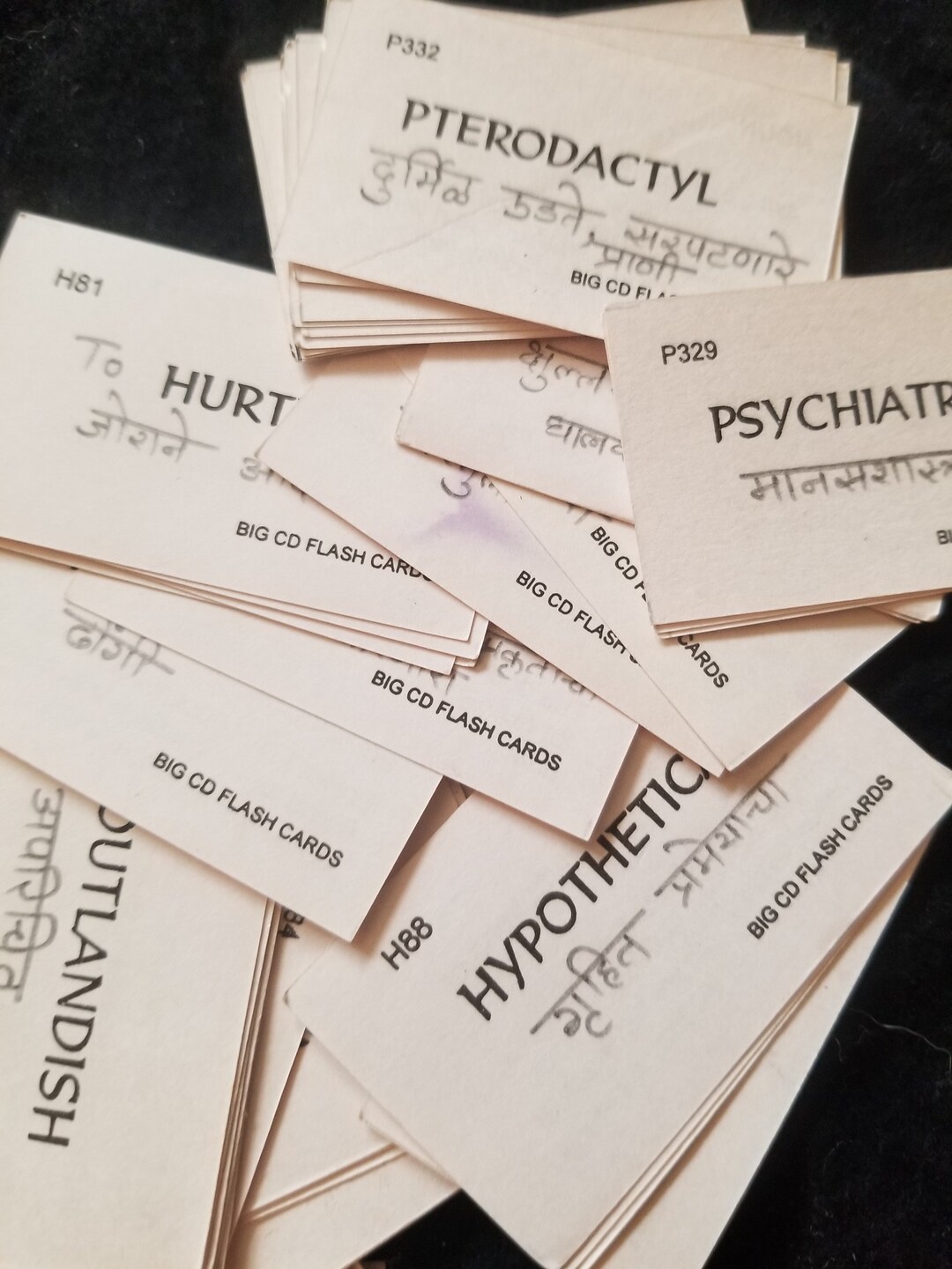 Ephemera Flashcard Pack - Art Journal Paper Lot - Scrapbook Text ...