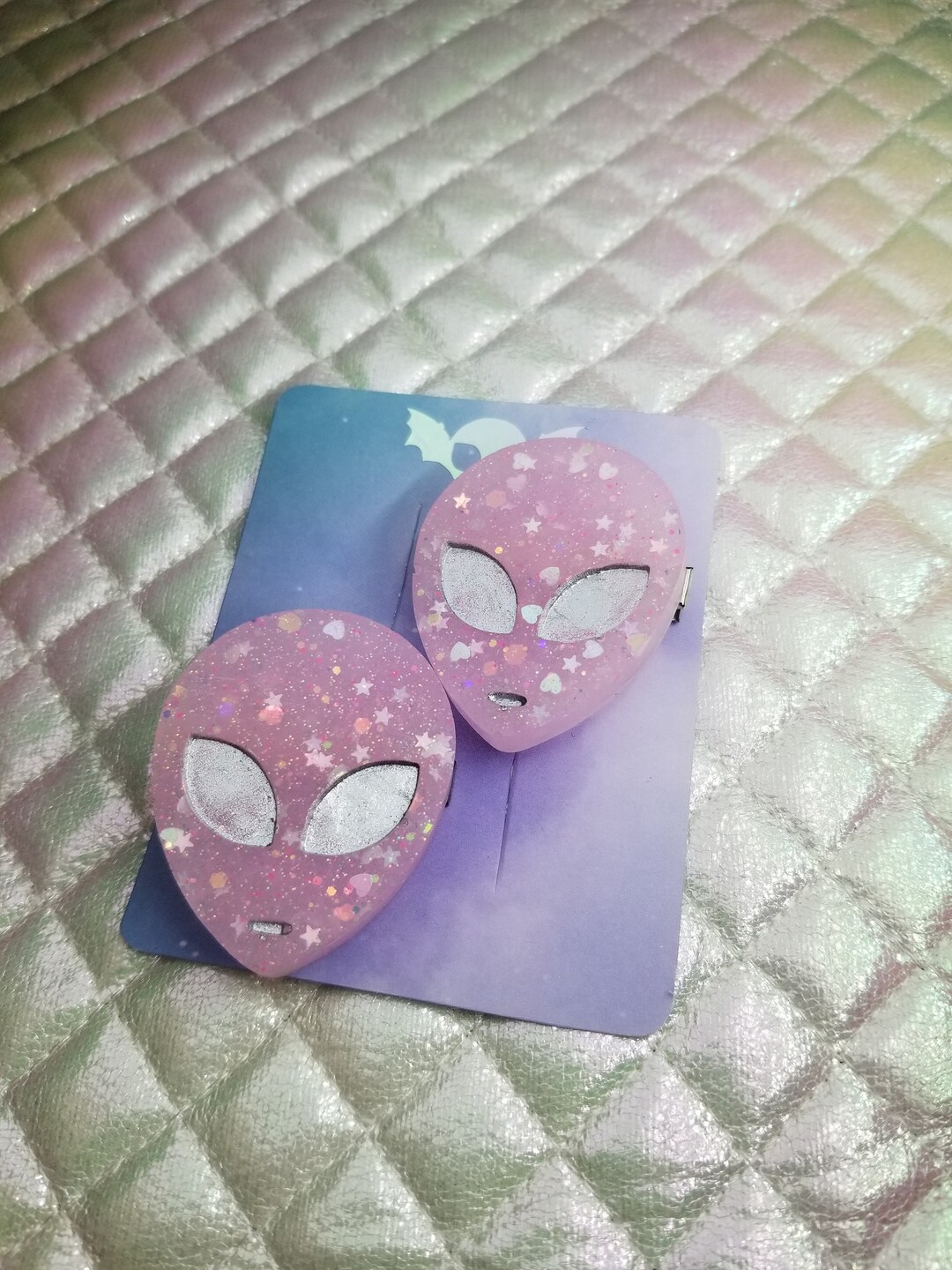 Alien Barrettes Pack Xfiles E Girl Barrettes Aliens Decora Jewelry ...