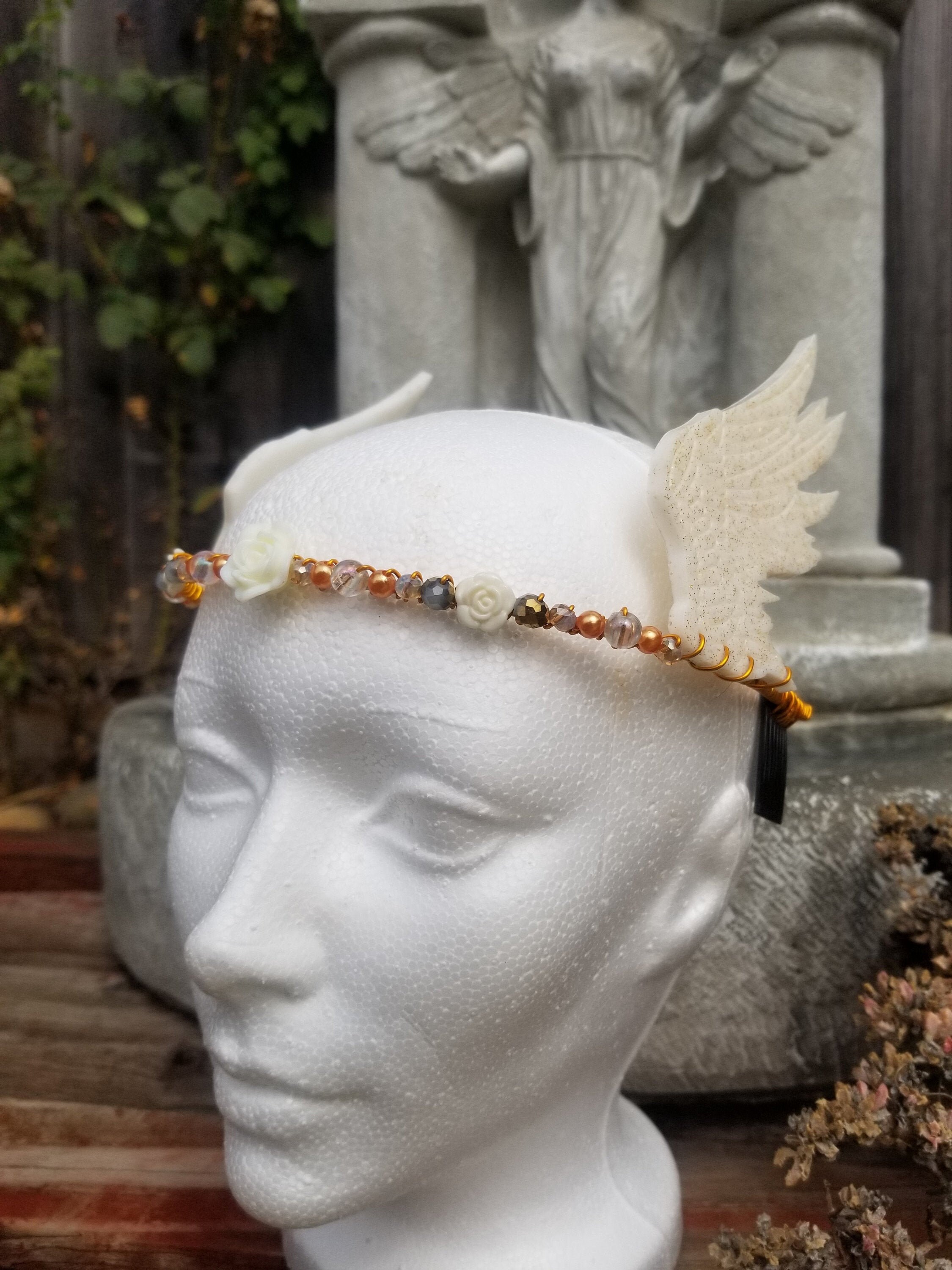 Angel Wings Tiara - Kawaii Magical Girl Cosplay - Valkyrie Headband ...