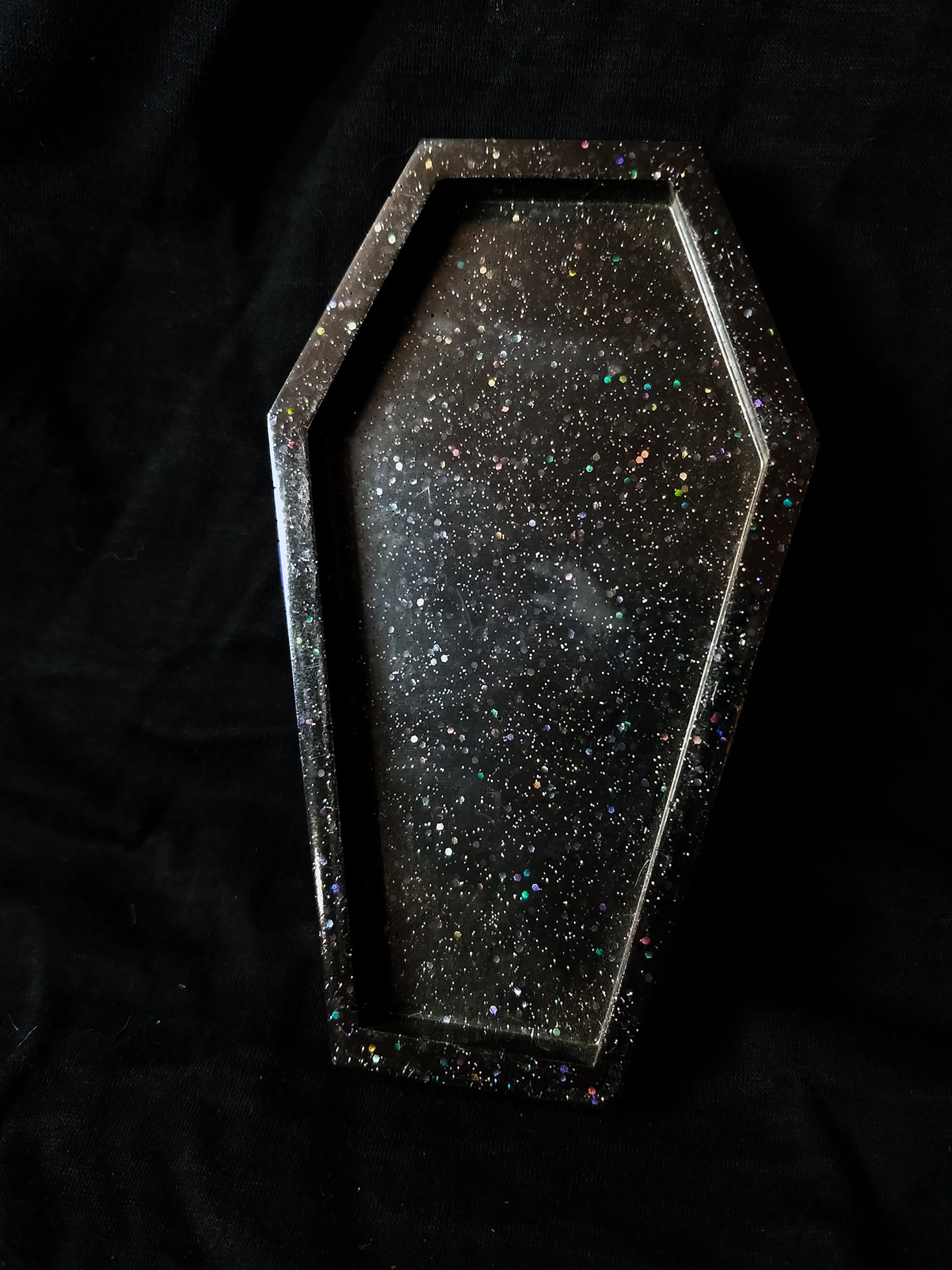 Coffin Tray- Resin Ring Dish- Goth Soap Dish- Pastel Goth Jewelry Tray ...
