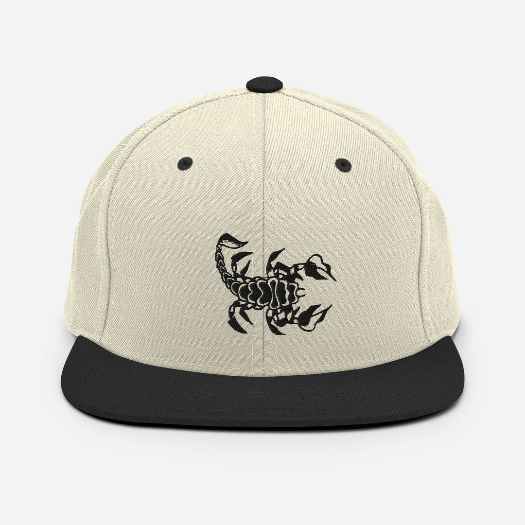 Scorpion Traditional Tattoo Snapback Hat - Etsy