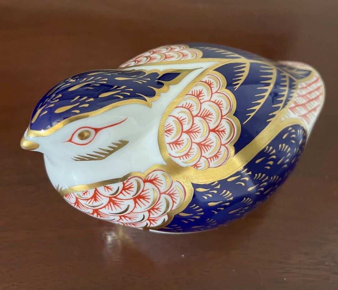 Royal Crown Derby Quail Figurine - Etsy