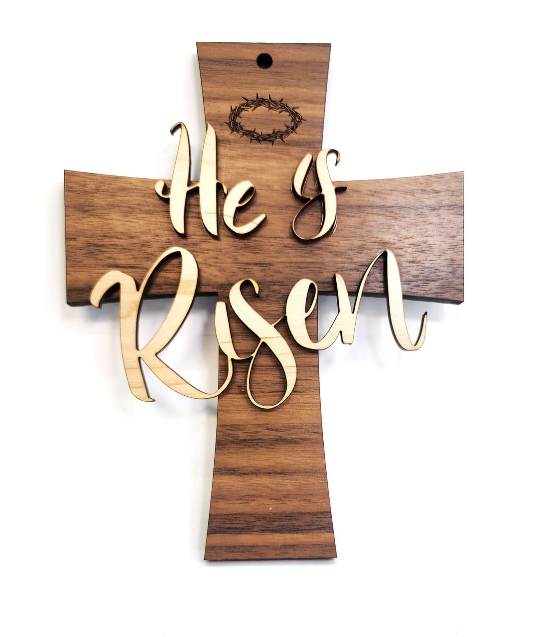 Laser Engraved Easter Cross, Resurrection, Easter Cross, Religious ...