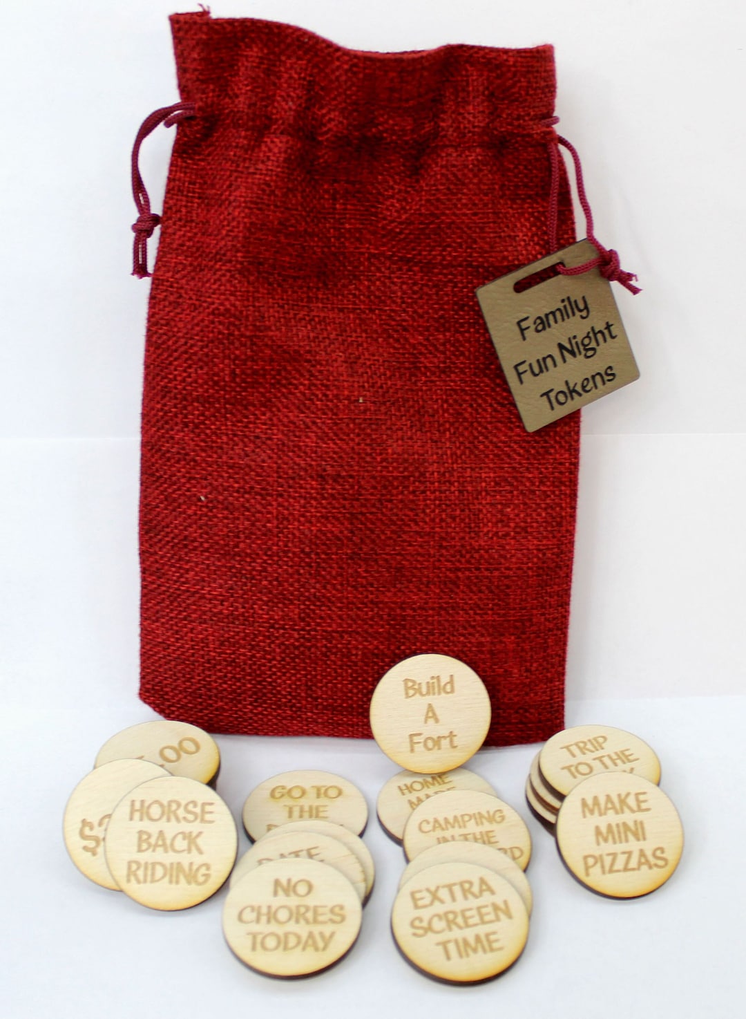 Family Fun Night Tokens - Etsy