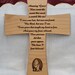 Custom Laser Engraved Cross, Amazing Grace, Religious, Home Decor ...