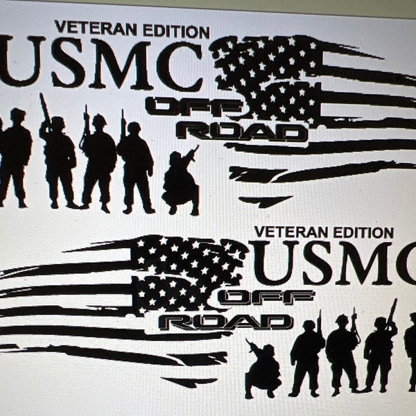 1 Usmc Decal - Etsy