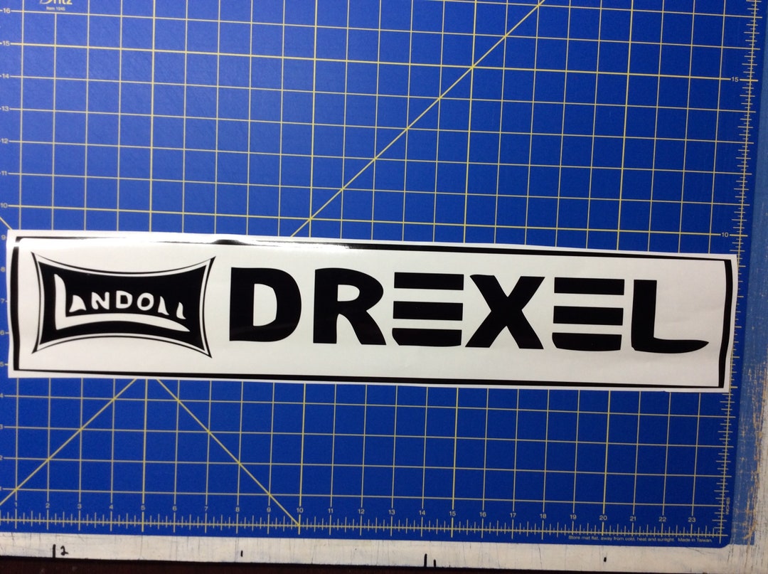 Set of 2 Black Landoll Drexel Forklift Decal Stickers - Etsy