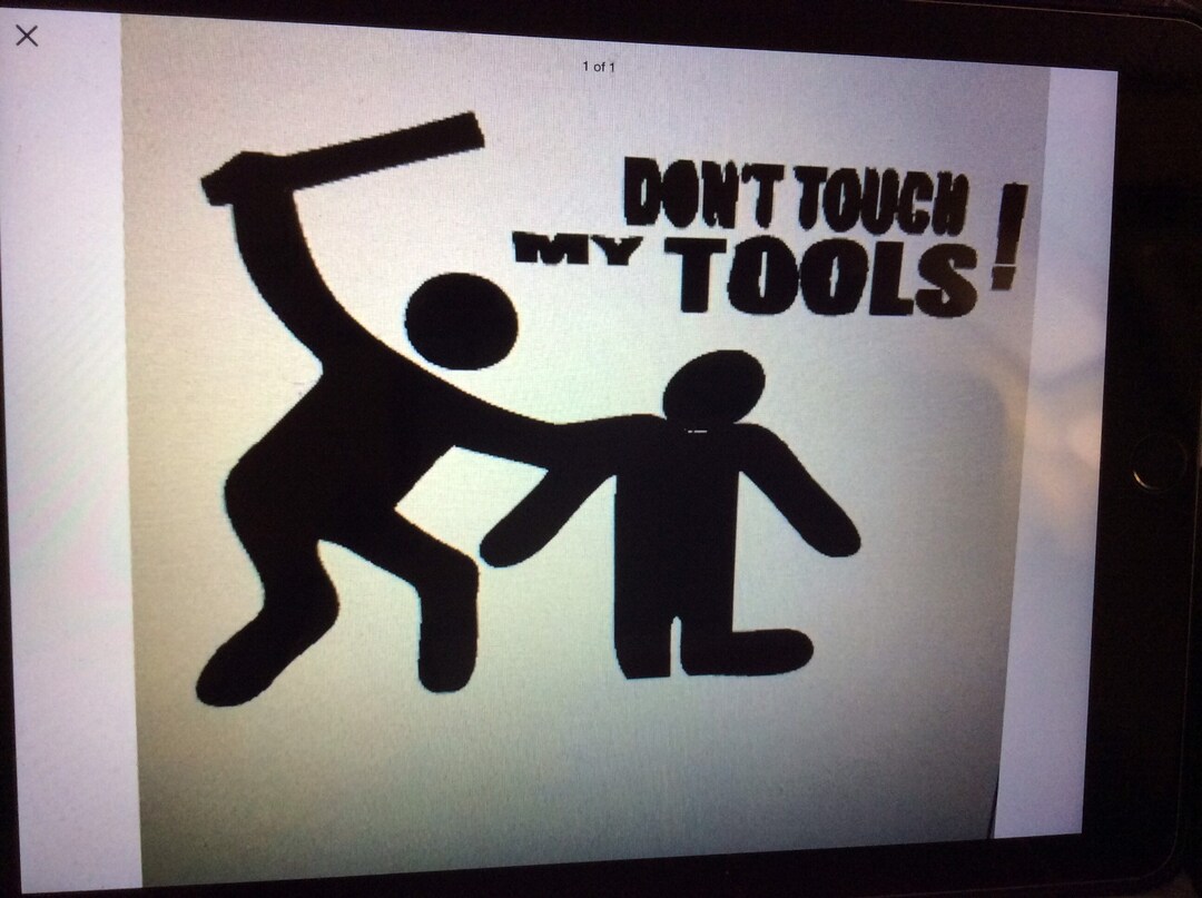 Don’t Touch My Tools Car/truck Decal Sticker - Etsy