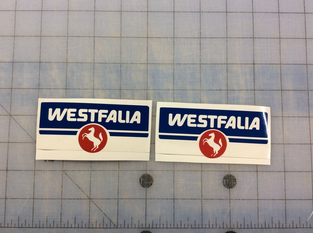 VW Volkswagen Westfalia With Horse Camper Bus Van Sticker Decal Set - Etsy