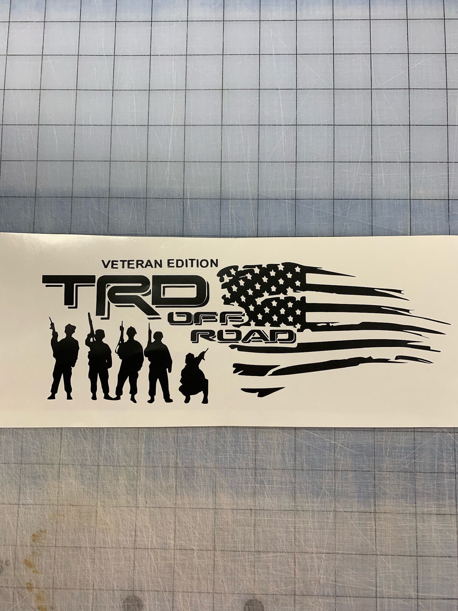 1-set TRD off Road Veteran Edition/pair Black/ Toyota Truck Tacoma ...