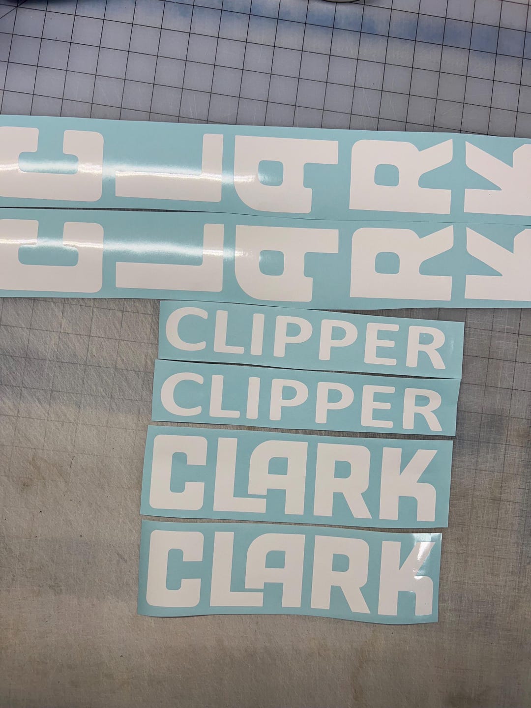 1- Set of Clark Clipper Forklift Vinyl Decals Stickers - Etsy