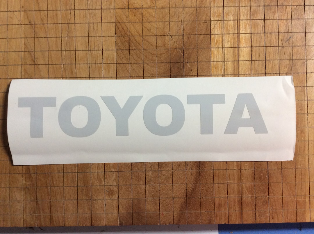 1- Toyota Decal Vinyl Decal Toyota Forklift Decal Counterweight Decal ...
