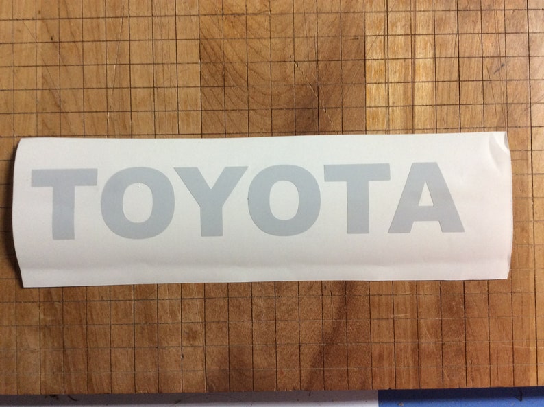 1- Toyota Decal Vinyl Decal Toyota Forklift Decal Counterweight Decal ...