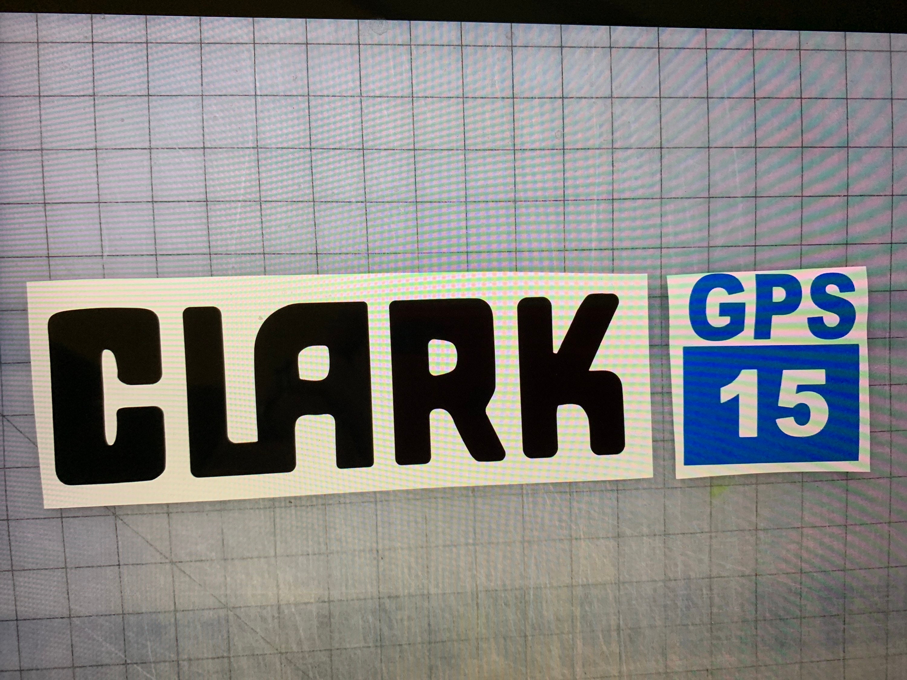 1- Set of Clark GPS 15 Forklift Vinyl Decals Stickers - Etsy