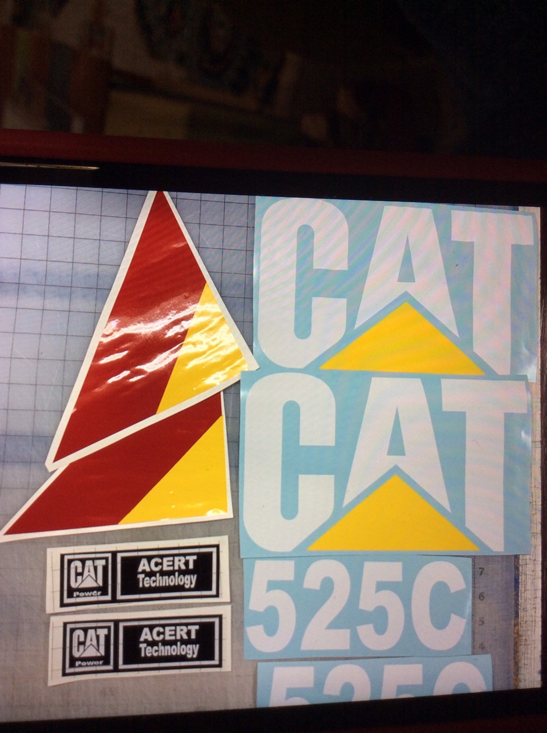 Caterpillar 525C Decal Kit Forestry Skidder Backhoe Loader - Etsy