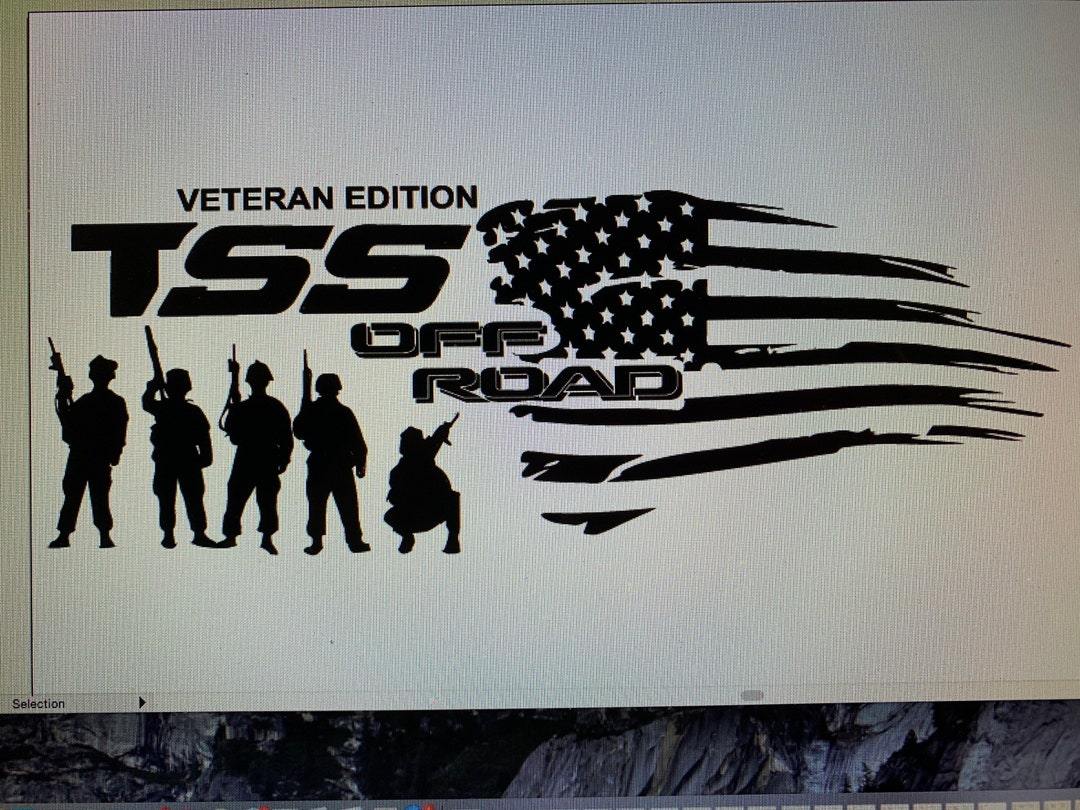 1-set TSS off Road Veteran Edition/pair Black/toyota Truck Tundra Decal ...