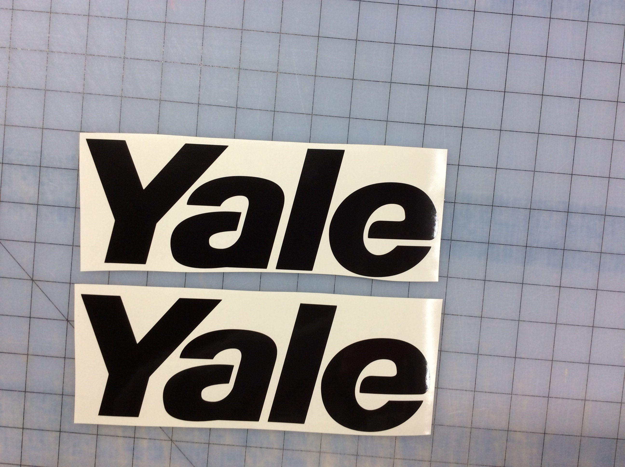 1-set of Black Yale Forklift Decals 12.5 X 4.8 You Get 2 Decals - Etsy