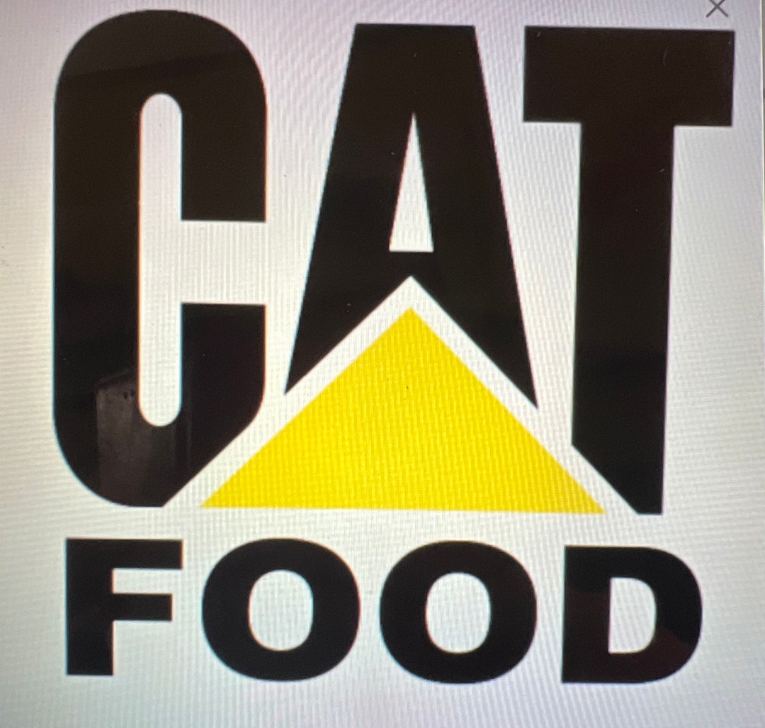 Caterpillar CAT CAT FOOD Decal Sticker Gas Tank Decal Sticker 12x12 ...