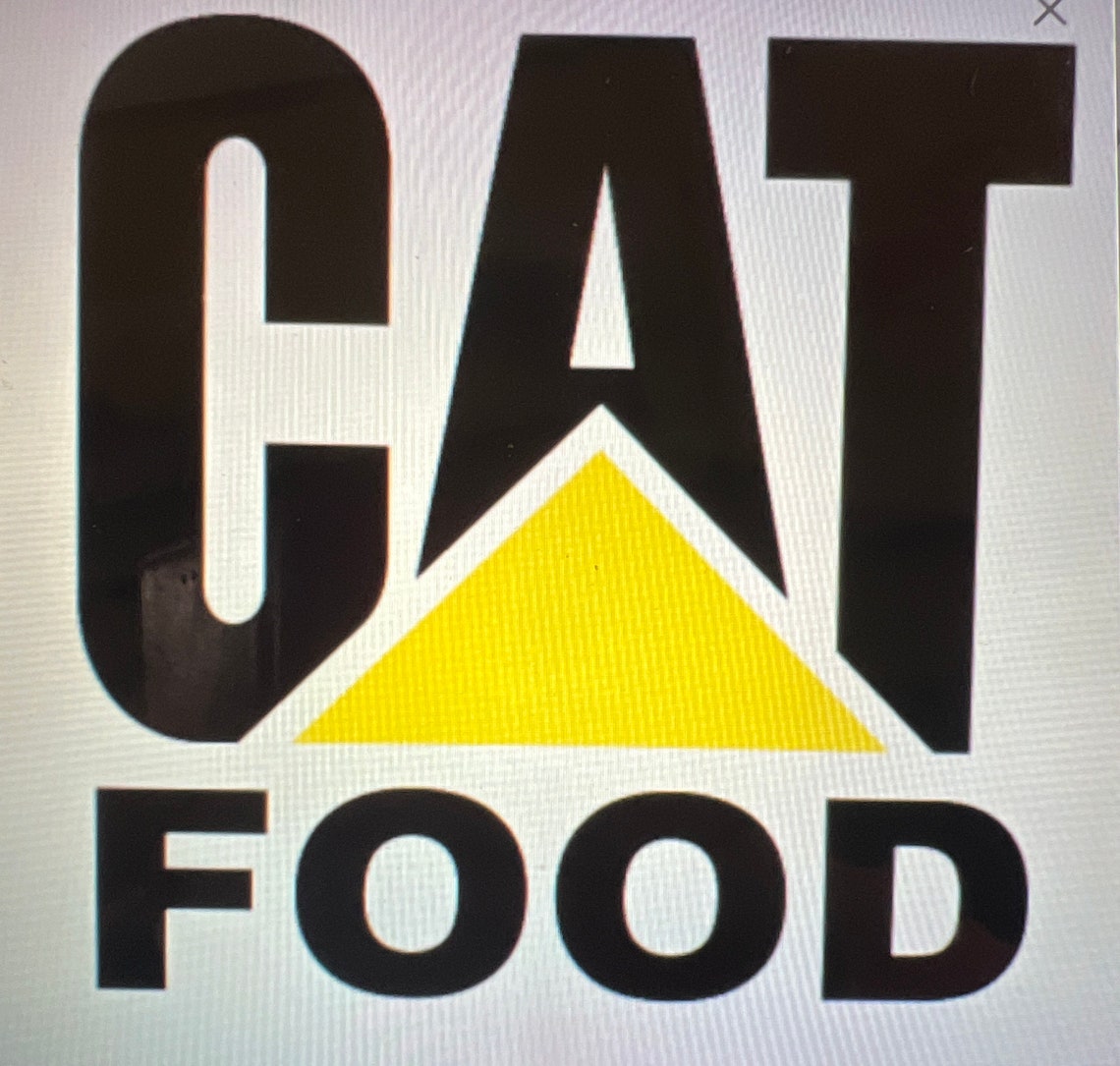 Caterpillar CAT CAT FOOD Decal Sticker Gas Tank Decal Sticker 12x12 ...