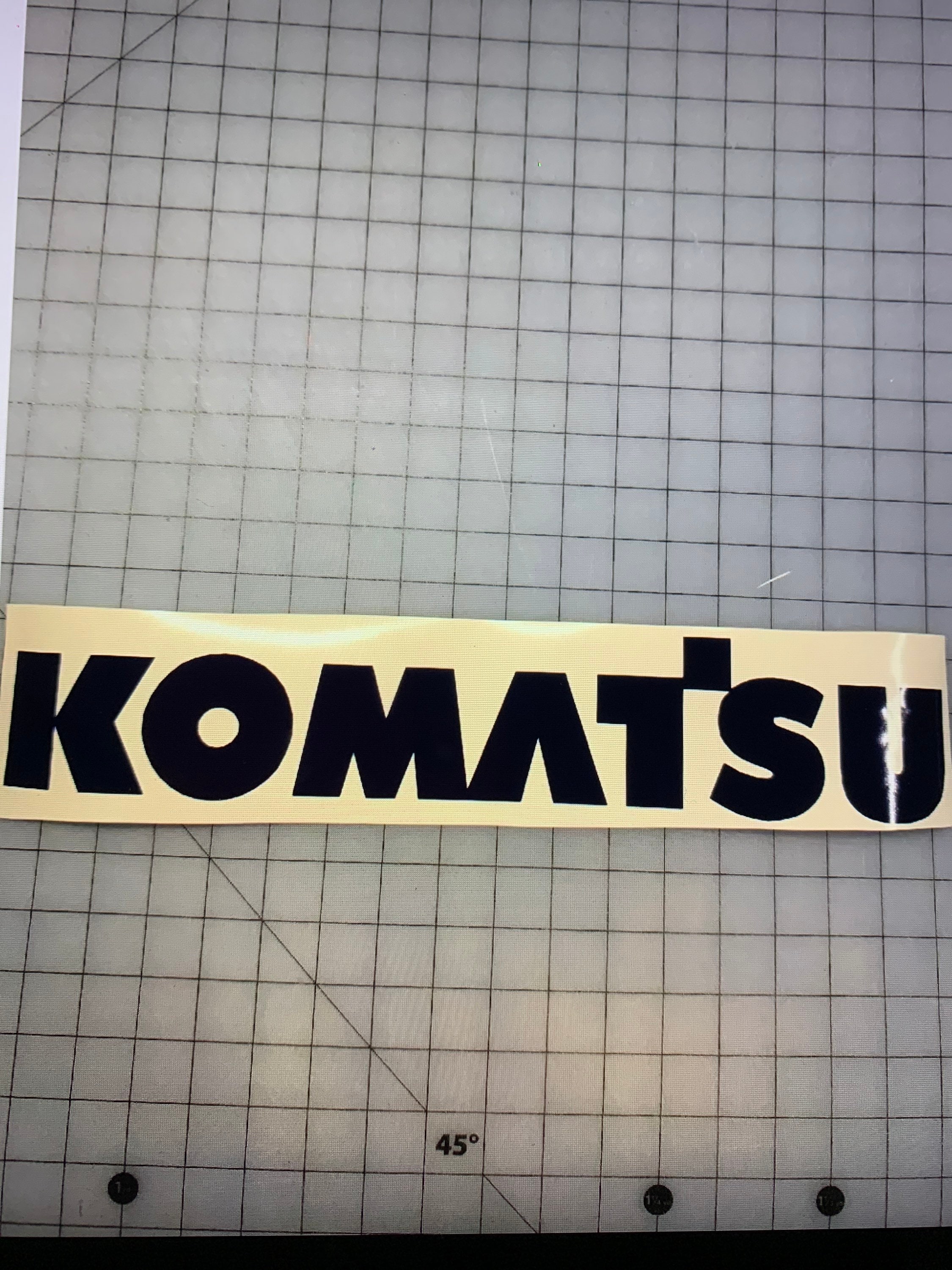 1- Navy Blue Komatsu Forklift Vinyl Decal Sticker - Etsy