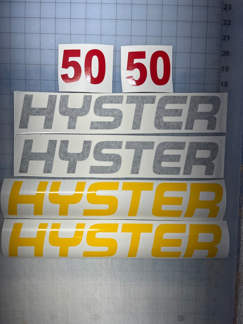 1- Set Hyster 50 Forklift Decal Sticker Set - Etsy
