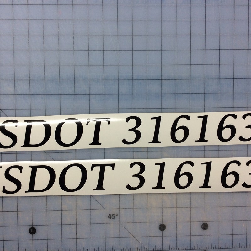 Usa Number Decals - Etsy