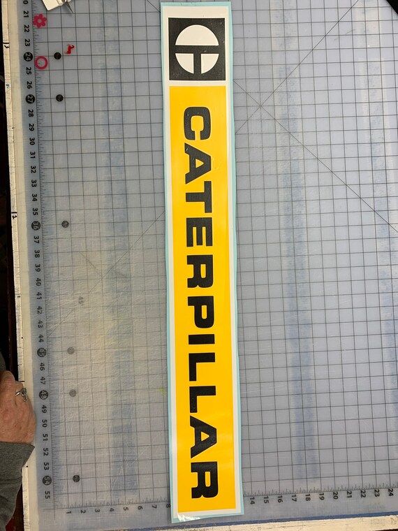 4.75 Inch X 36 Inch 3 Color Caterpillar Decal Sticker - Etsy