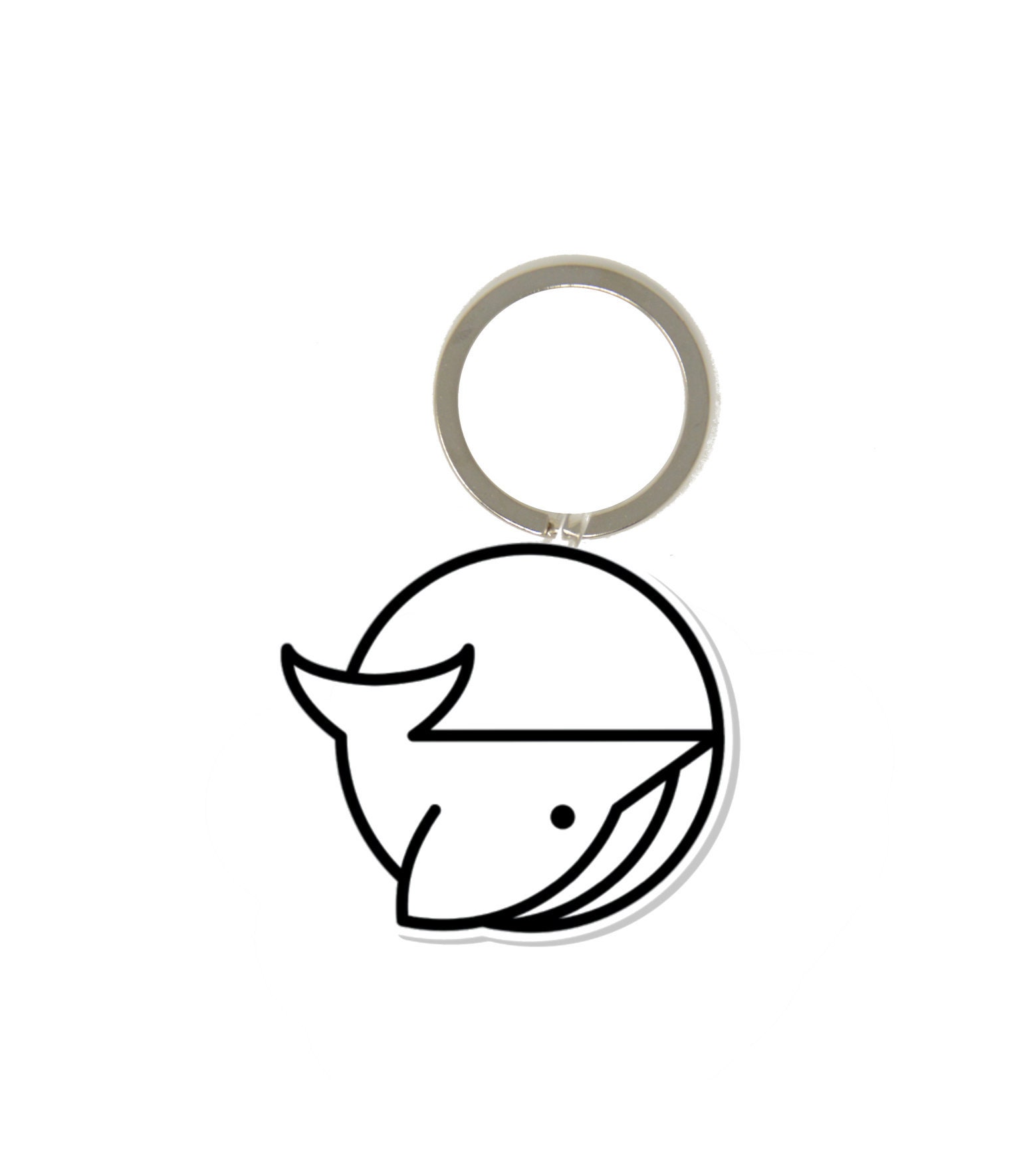 Whale Keychain Black and White, Blue Whale, Whale Shark, Animal ...