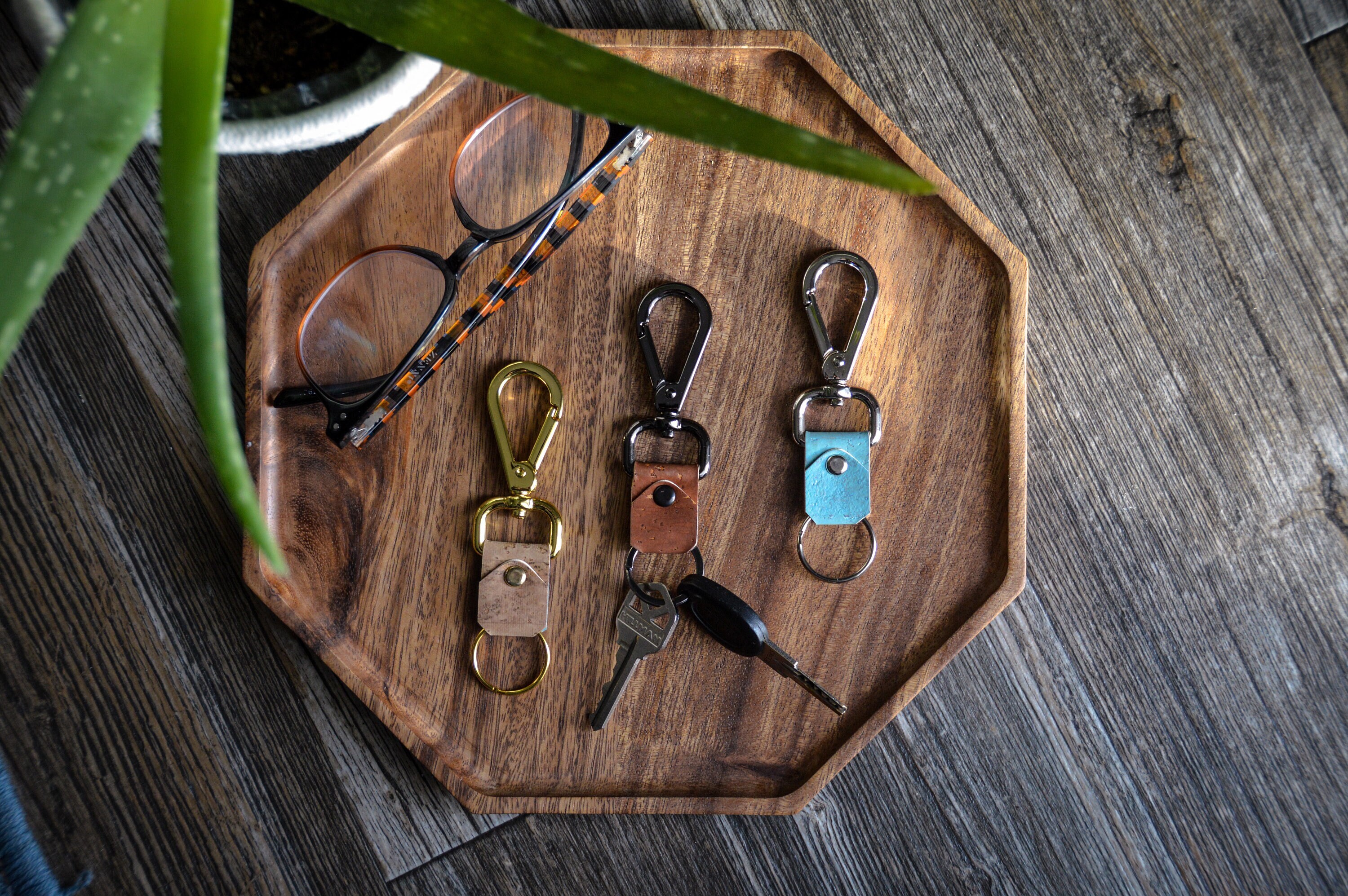Keychain Cork Teardrop Swivel Snap Hook Key Clip Cork | Etsy